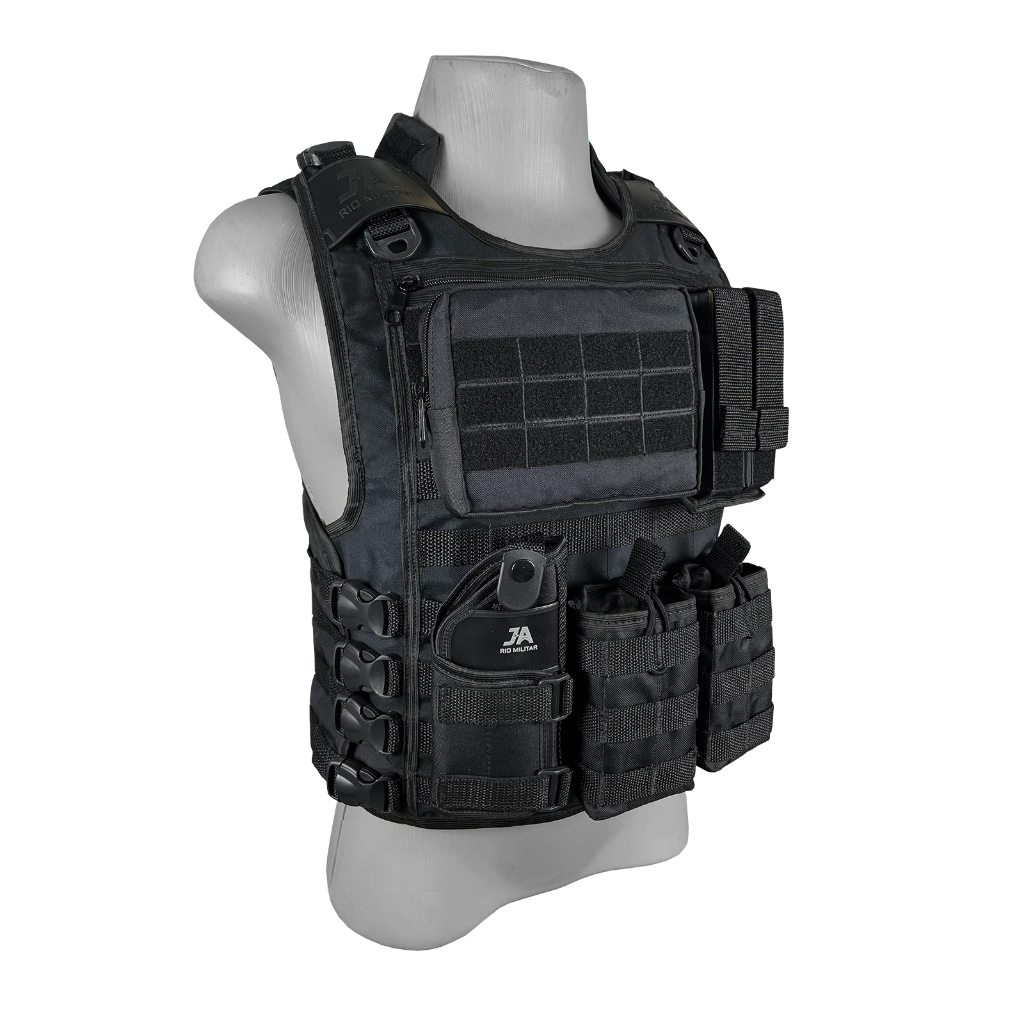 Colete Modular nível 3a Close com 5 Acessórios JA Rio Militar | Shopee ...