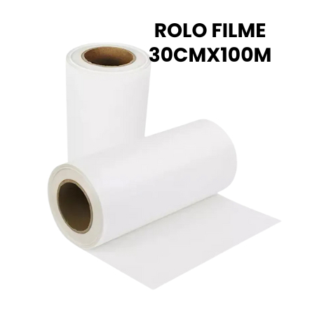 Filme DTF Rolo 30cm x 100m | Transfer para Impressão Direta | Alta ...