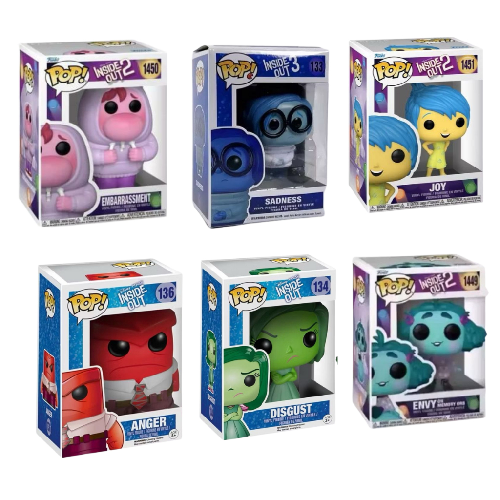 Boneco Funko Pop Inside Out 2 Divertidamente 2 Bonecos Colecionáveis ...
