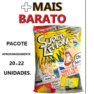 Bala SUPER LEMON 84g NOBEL 1 PACOTE Aproximadamente 20 a 22 unidades ...