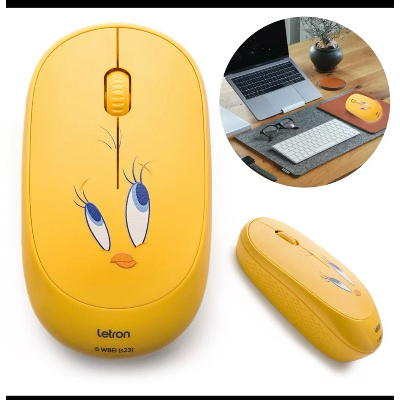 Mouse Sem Fio Looney Tunes - Modelos Piu-Piu e Pernalonga | Letron ...