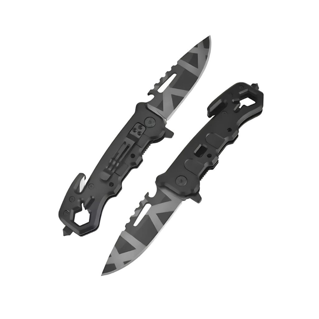 Canivete Tático Retrátil Multiuso para Pesca e Camping | Shopee Brasil