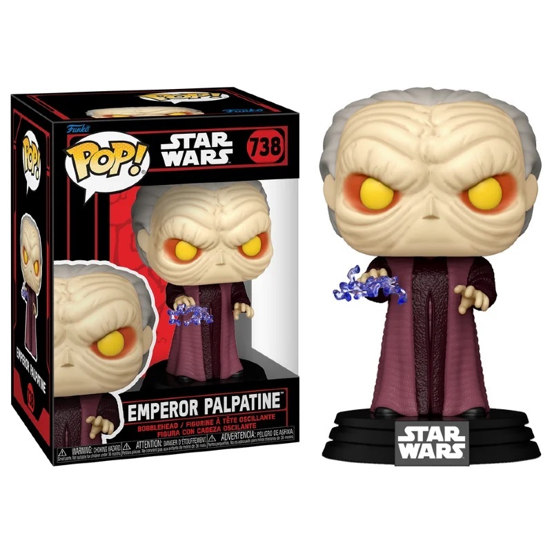 Funko Pop Star Wars Emperor Palpatine 738 | Shopee Brasil