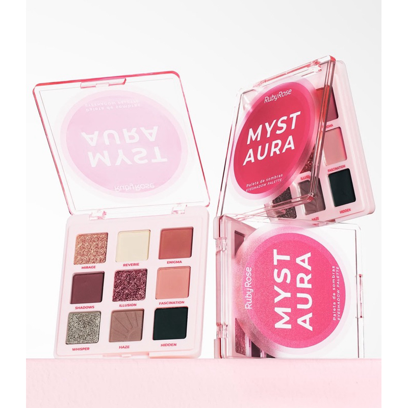 Paleta de Sombras Myst Aura Ruby Rose HB-E2203 | Shopee Brasil
