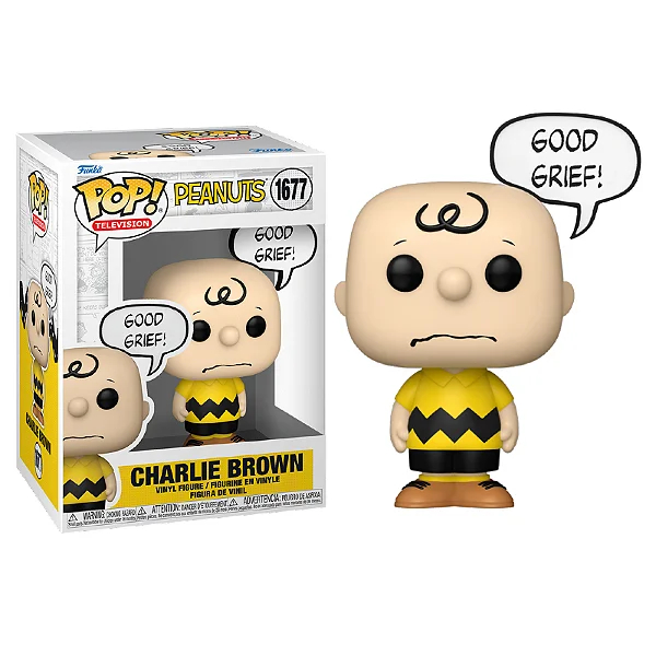 Funko Pop Charlie Brown 1677 Peanuts | Shopee Brasil