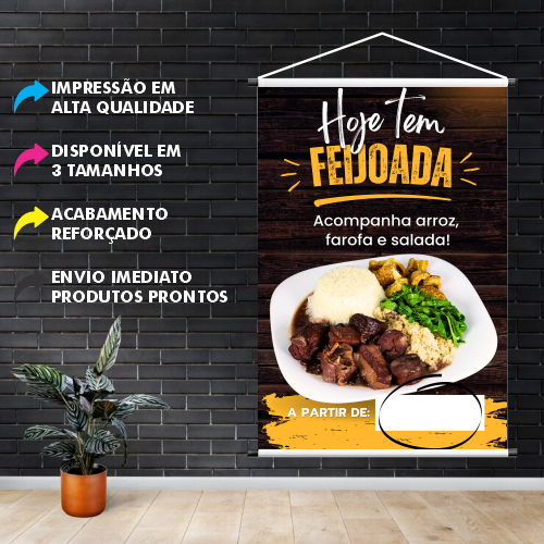 Banner Feijoada - 60x90cm | Shopee Brasil