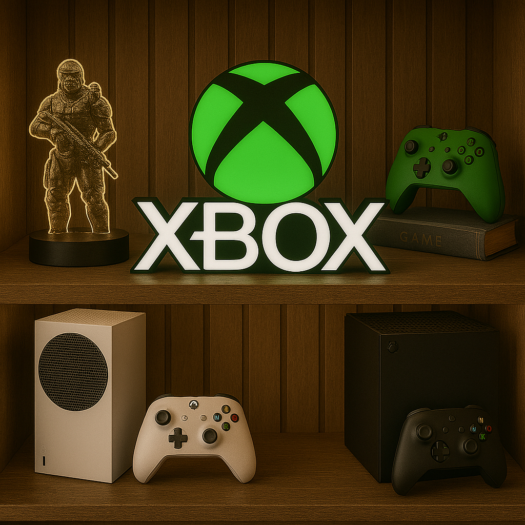 Luminária Gamer 3D Presente Decoração Modelo Xbox | Shopee Brasil