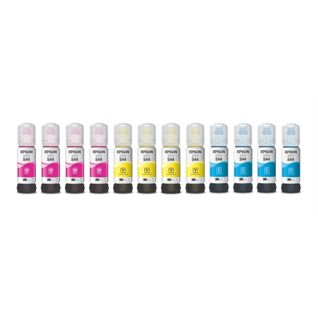 KIT 12 TINTA ORIGINAL PARA EPSON T544 L3110 L3150 L3250 COLOR | Shopee ...