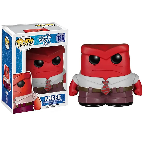 Funko Pop Anger 136 Inside Out | Shopee Brasil