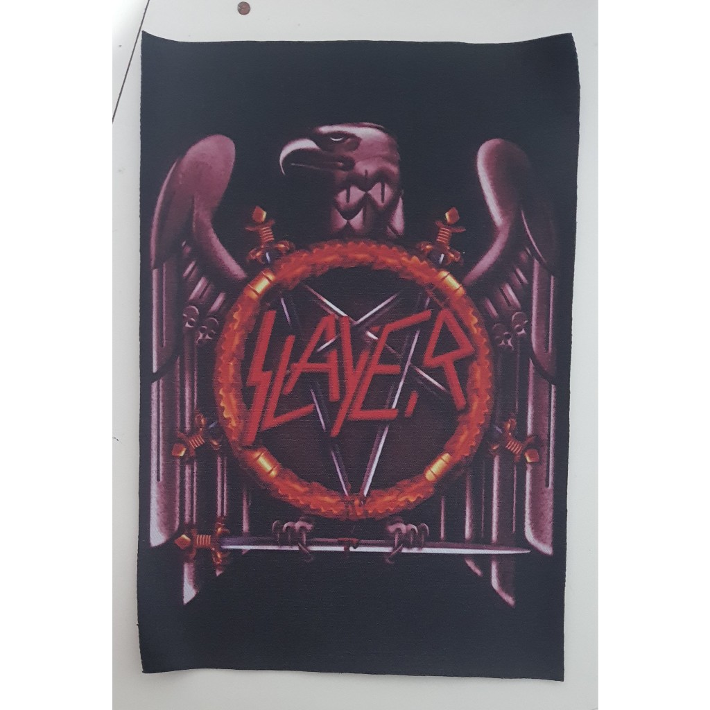 Backpatch Slayer 28x20 cm | Shopee Brasil