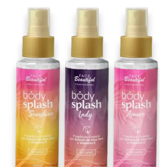 kit Body Splash Face Beautiful | Shopee Brasil