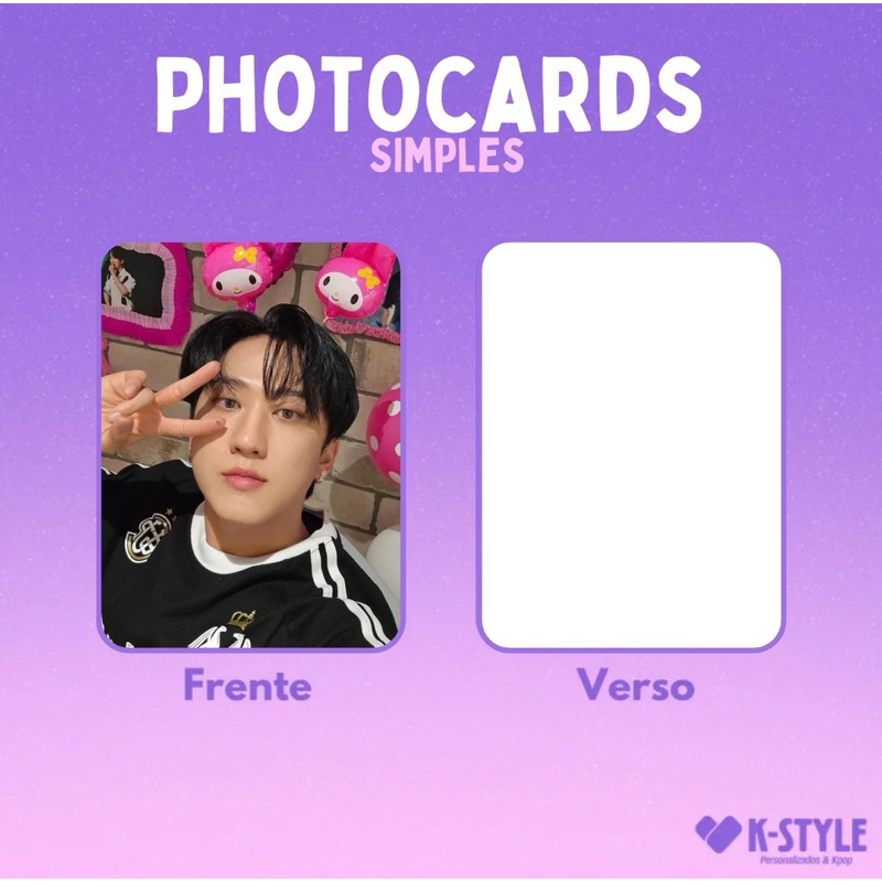 Photocards Fanmade, Uma Face, Stray Kids, Changbin, Personalizados ...