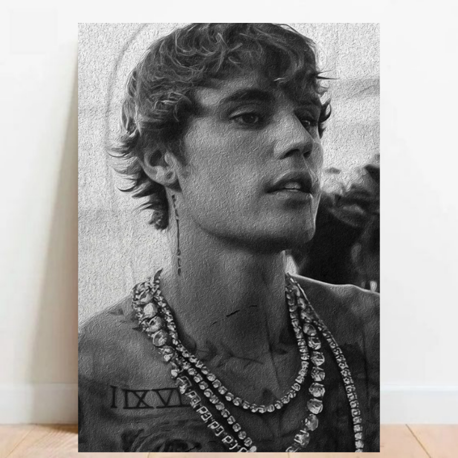 Quadro Placa Decorativa Justin Bieber Poster A3 40x30 015 | Shopee Brasil
