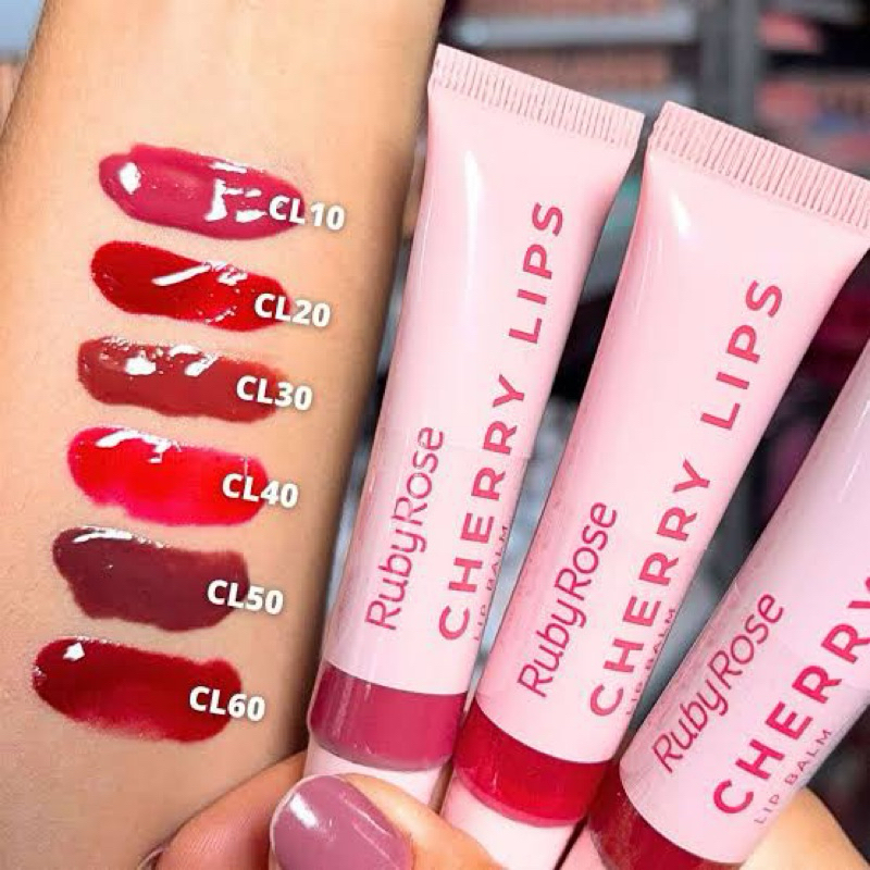 Lip Balm Cherry Lips Ruby Rose | Shopee Brasil