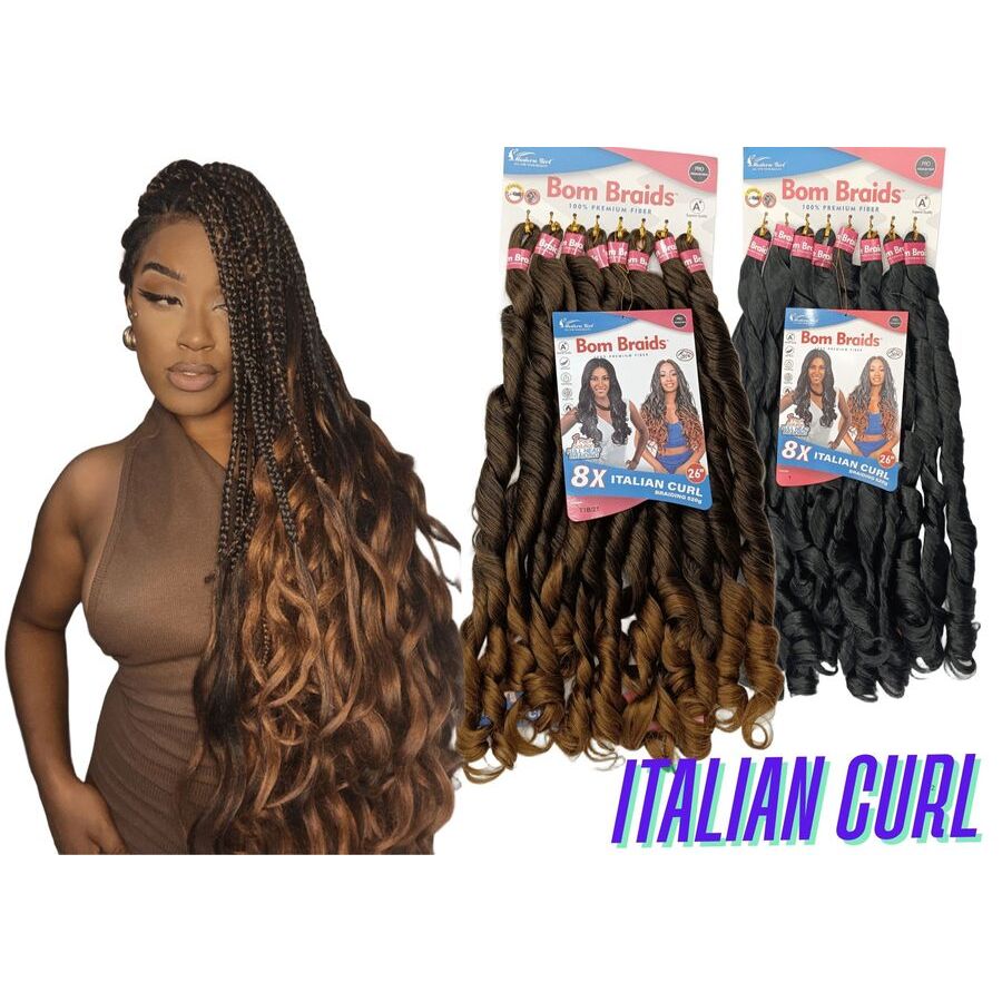 FIBRA CACHEADA - BOM BRAIDS / FRECH CURL - ITALIAN CURL - MODER GIRL ...