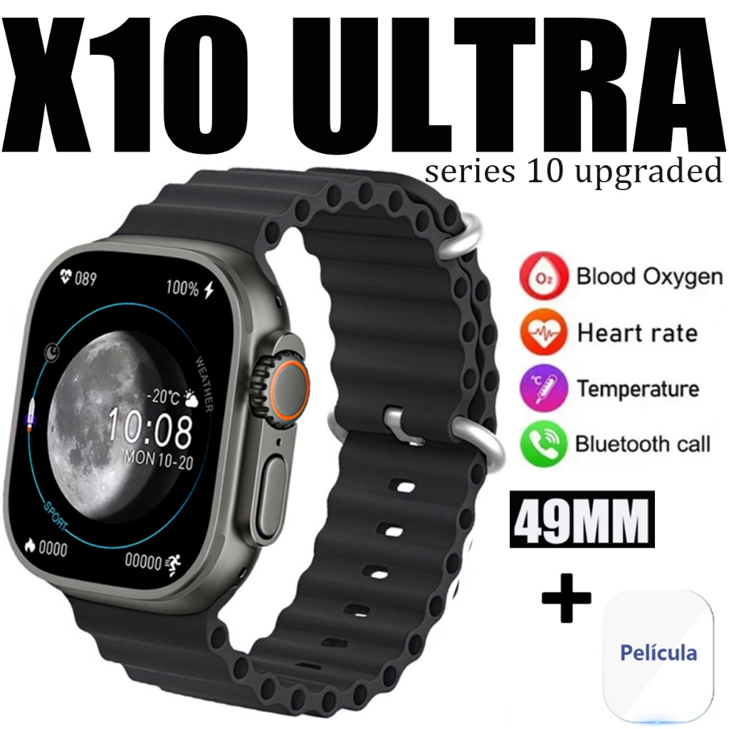 2025 Novo Smartwatch X10 Ultra Nova Série 10 Smart Watch 2.09 Inch 49mm ...