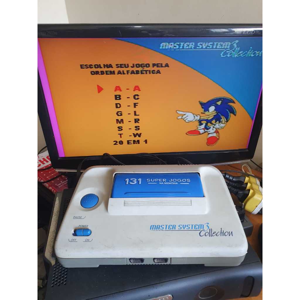 Master System 3 Collection 131 Super Jogos Somente O Console ...