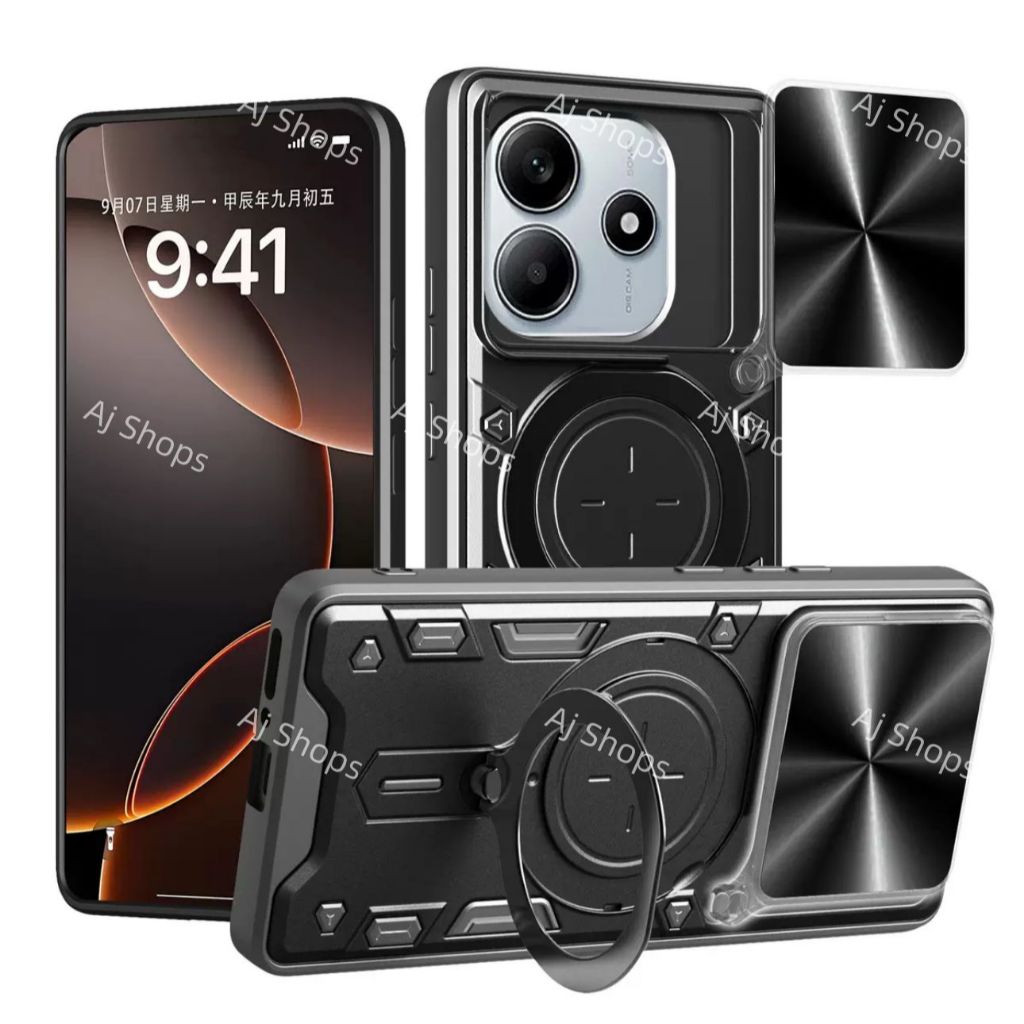 Capa Para Redmi Note 14 5g - Capinha Case Proteção De Câmera Suporte ...