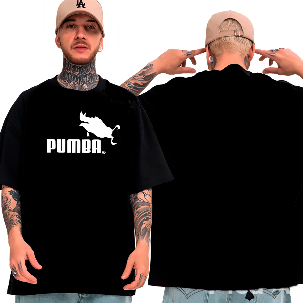 Camiseta Pumba Camisa meme Larga oversize | Shopee Brasil