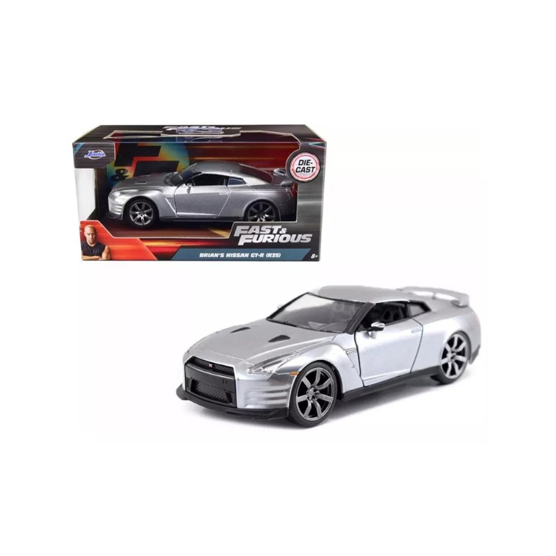 Miniatura Brian Nissan GTR R35 Velozes e Furiosos - Jada | Shopee Brasil