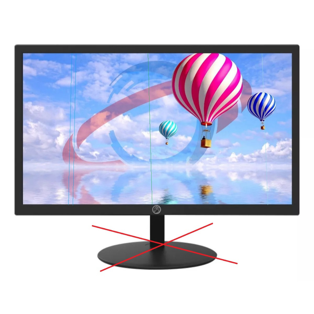 Monitor Led 19'' Pctop Mlp190hdmi Hdmi Vga Vesa | Shopee Brasil