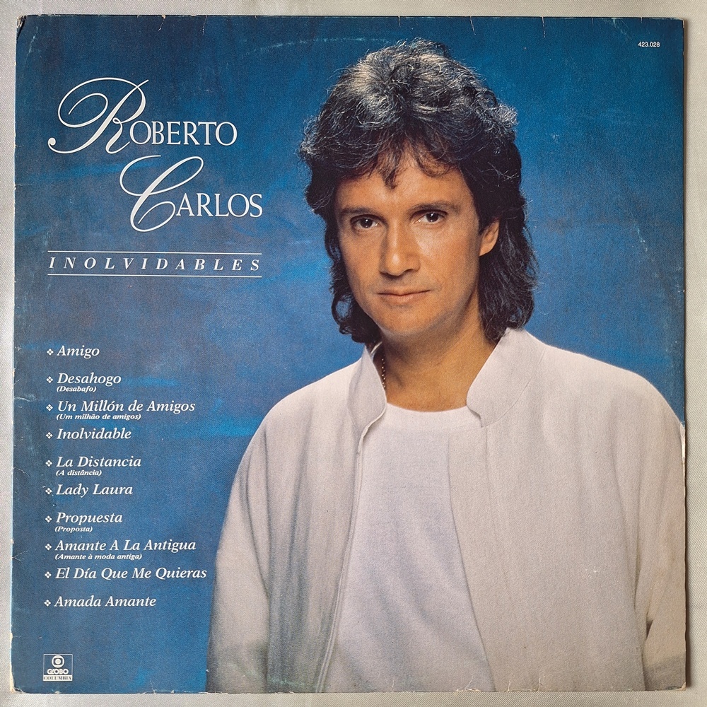 DISCO DE VINIL LP - ROBERTO CARLOS – INOLVIDABLES (1993) | Shopee Brasil