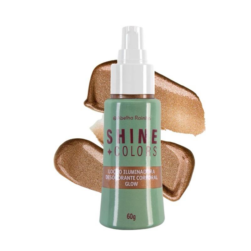 Shine Colors Loção Iluminadora Desodorante Corporal Glow 60ml | Shopee ...