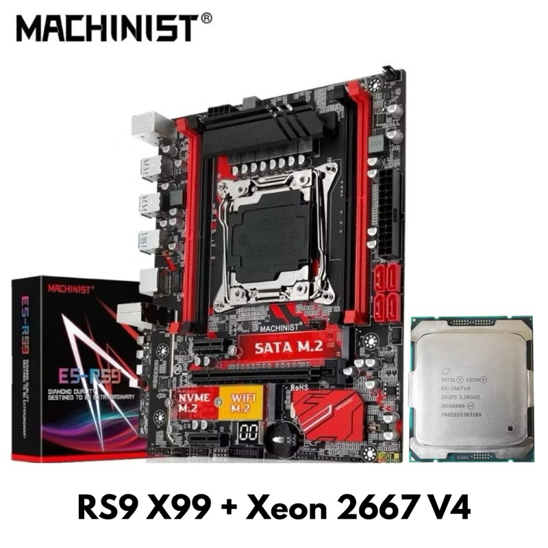 Kit Xeon X99 Upgrade Processador 2667 V4 + 16GB Ram DDR4 | Shopee Brasil
