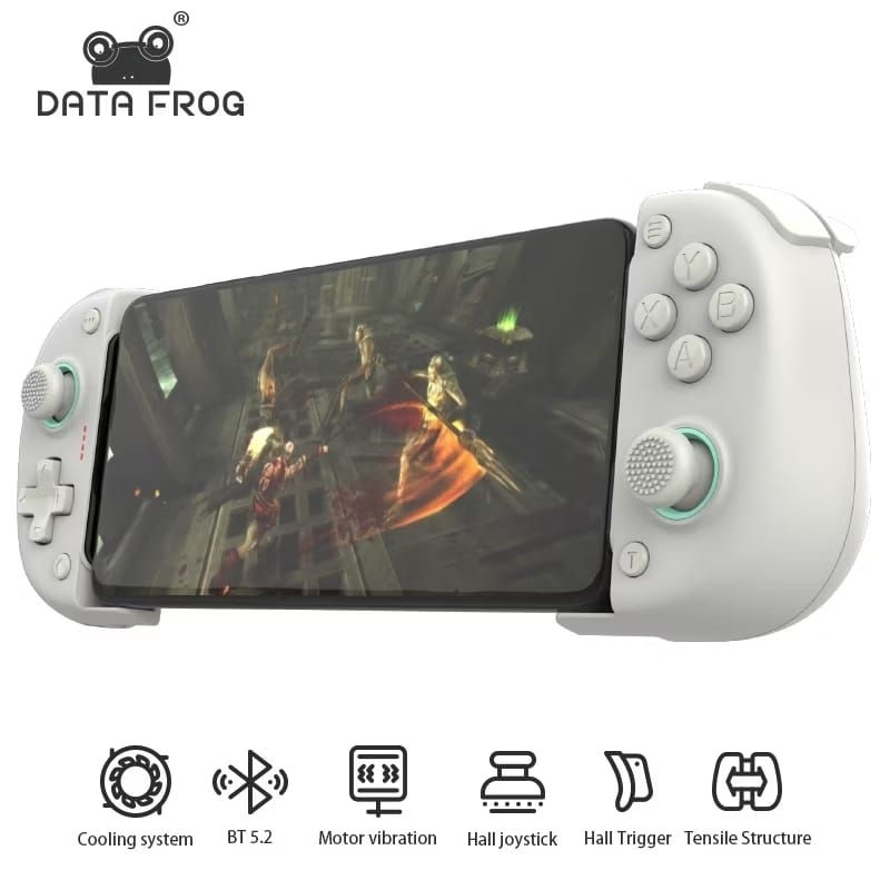 Controle Gamer Bluetooth DATA FROG X3 com Cooler – Para Celular Android/PC – Suporte FPS e PUBG ...