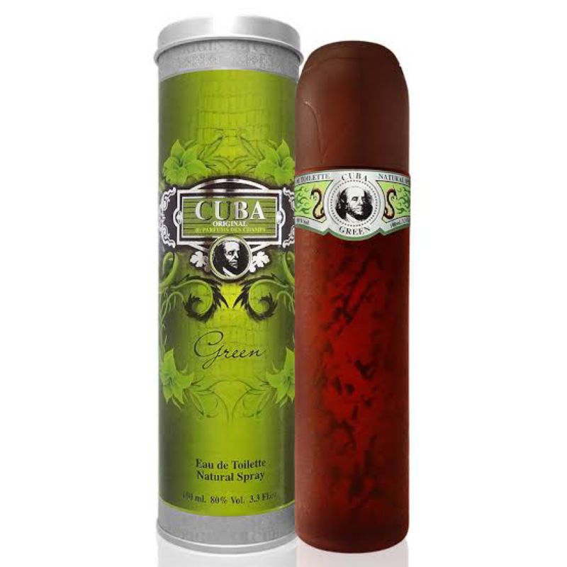 Perfume Cuba Green Eau de Toilette 100ml | Shopee Brasil