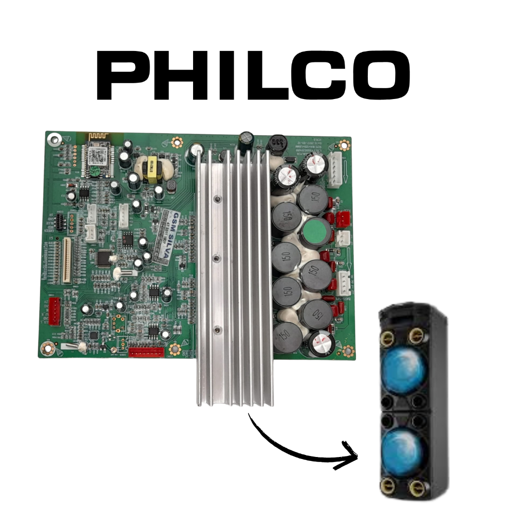 Pci Amplificadora Vx6002 Philco Pcx11000 | Shopee Brasil