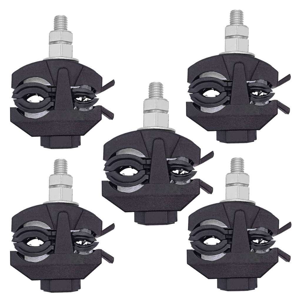 5 Conectores CDP Perfurante 16 a 120mm Derivação 4 a 35 Emenda Piranha ...