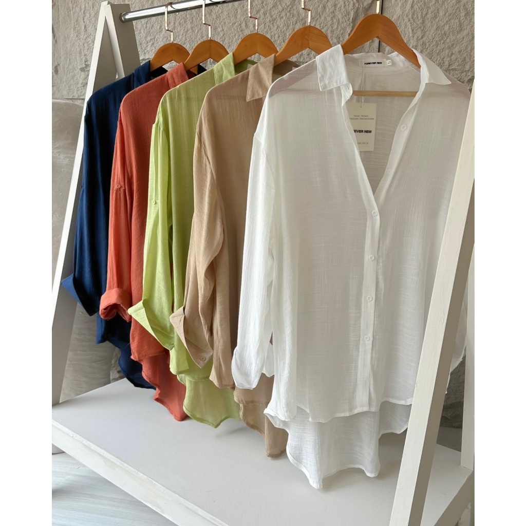 Chemise Vestido Viscolinho Com botões Camisão Elegante, Leve, All Curve ...