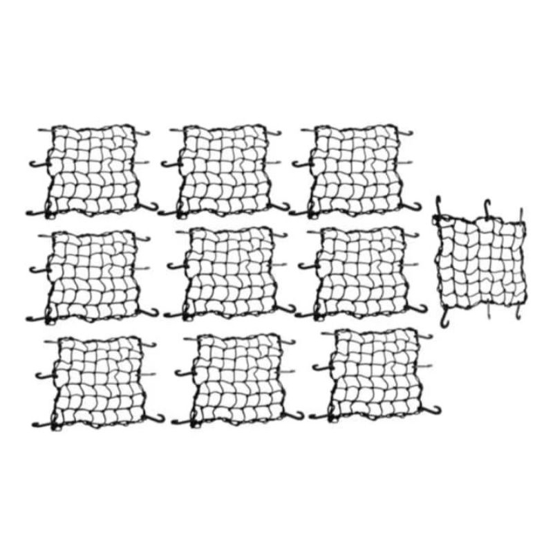 kit com 10 redes elásticas para transportar capacete, aranha moto preto ...