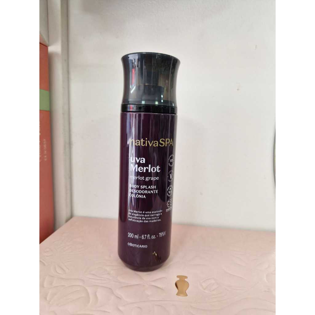 Body Splash Desodorante Colônia Nativa Spa Uva Merlot 200ml | Shopee Brasil