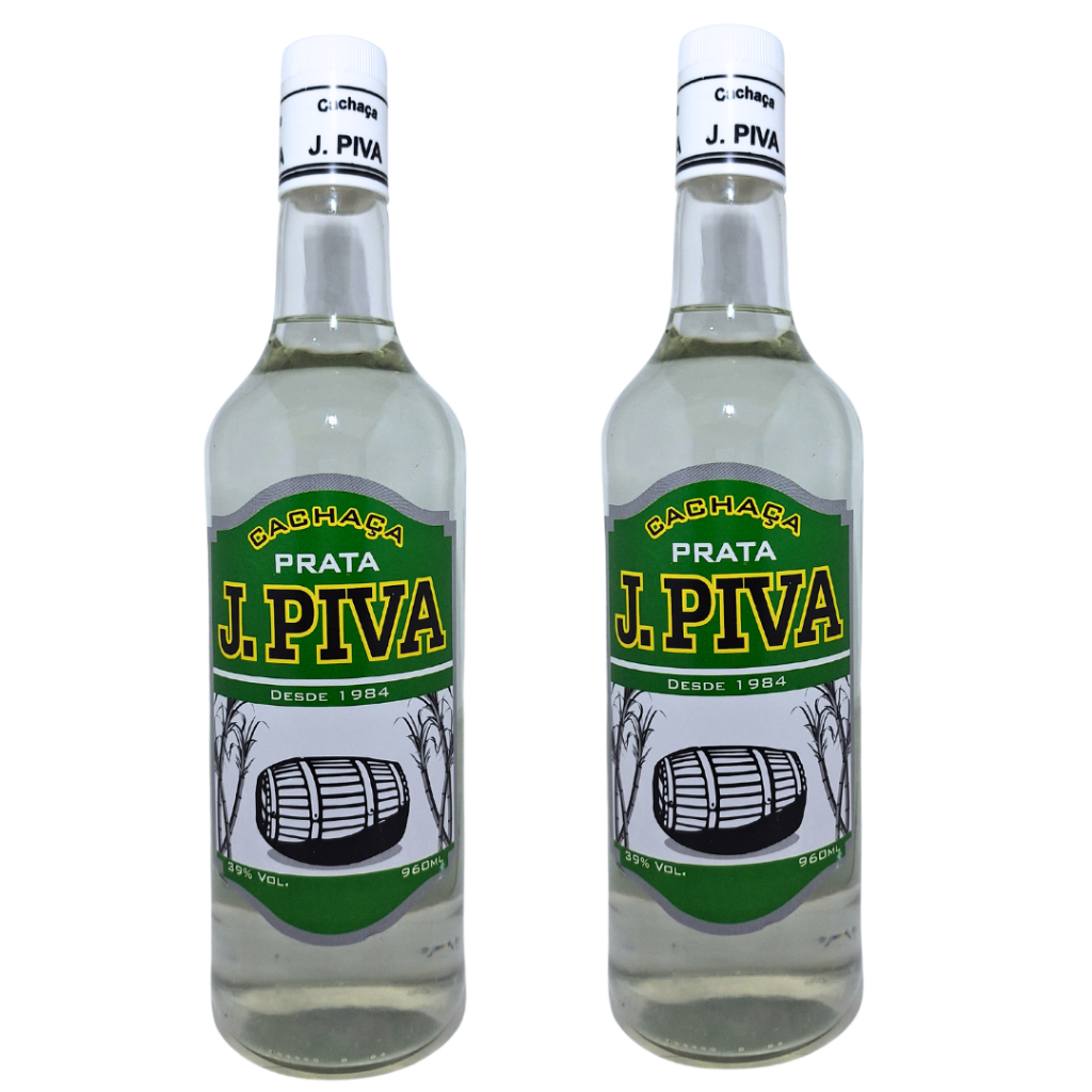 Cachaça Tradicional Prata J. Piva - Artesanal Kit 2 Garrafas | Shopee ...