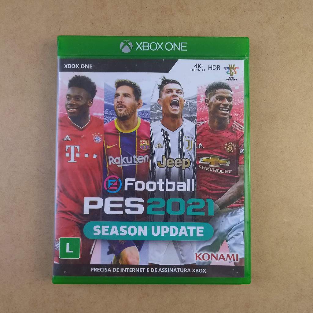 PES 2021 XBOX One Original Mídia Física XOne eFootball PES 2021 Season ...