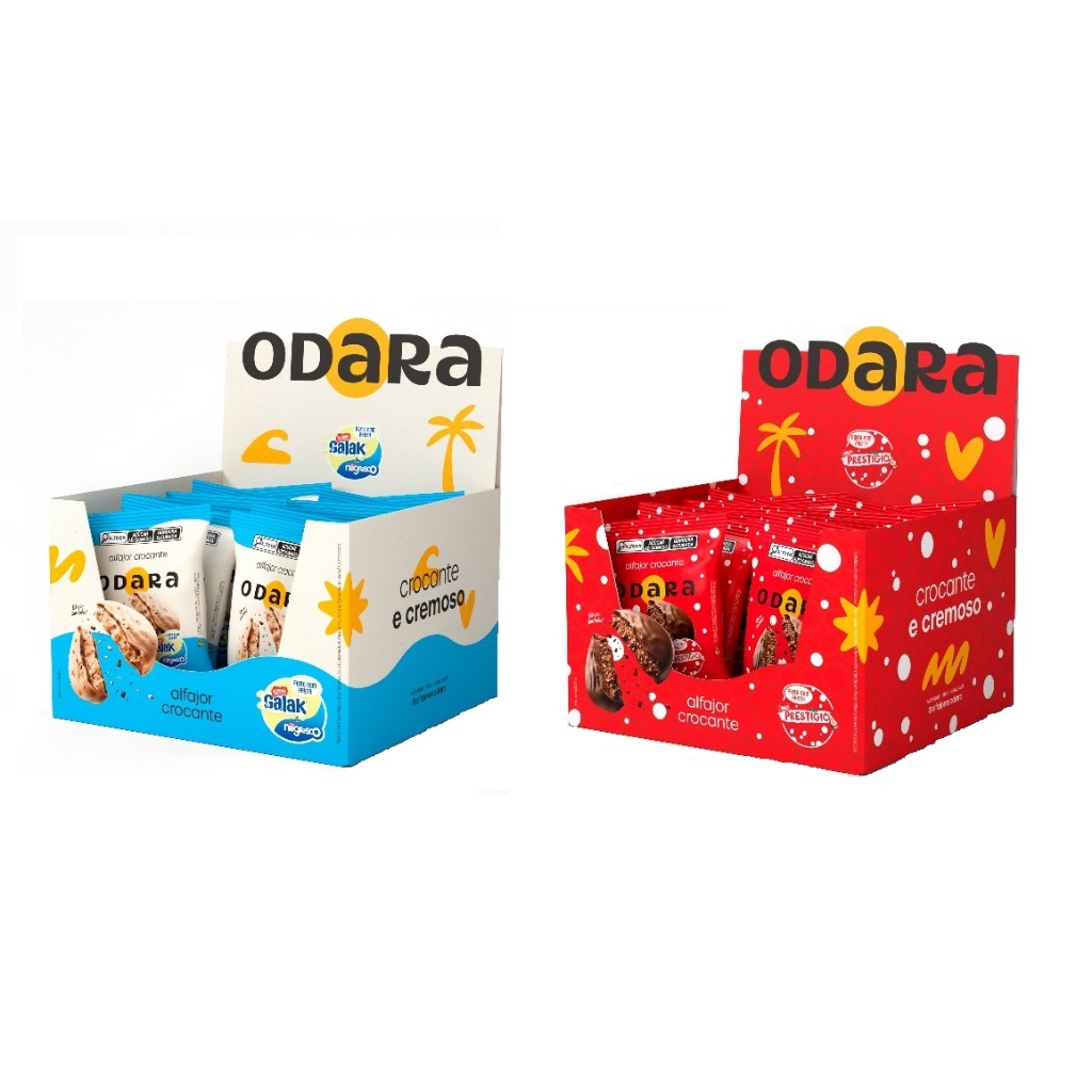 ALFAJOR CROCANTE ODARA NESTLÉ 40G - CX C/12 PRESTÍGIO/GALAK | Shopee Brasil