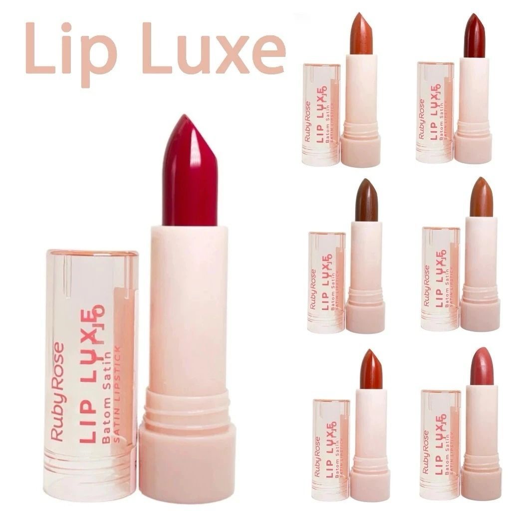 Batom Satin Lip Lux - Ruby Rose | Shopee Brasil