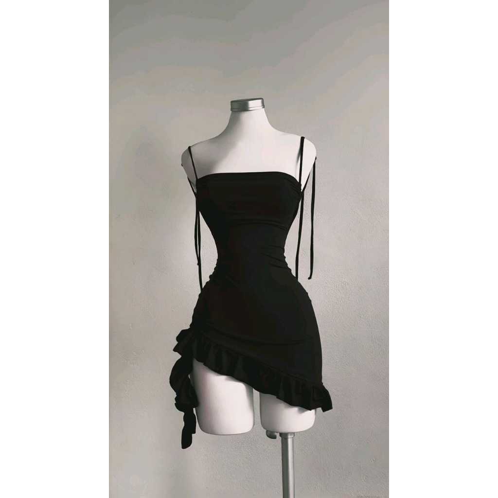 Vestido Suplex Premium Moda Latina 2025 Costa Nua Com Babado ( Vitória ) | Shopee Brasil