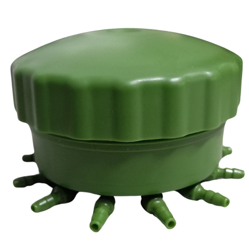 Válvula de Irrigação Bubbler para Hidroponia/DWC Multi Flow 12 Saídas ...
