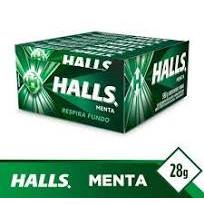 Halls menta cx c/21 unidades de 28g. | Shopee Brasil