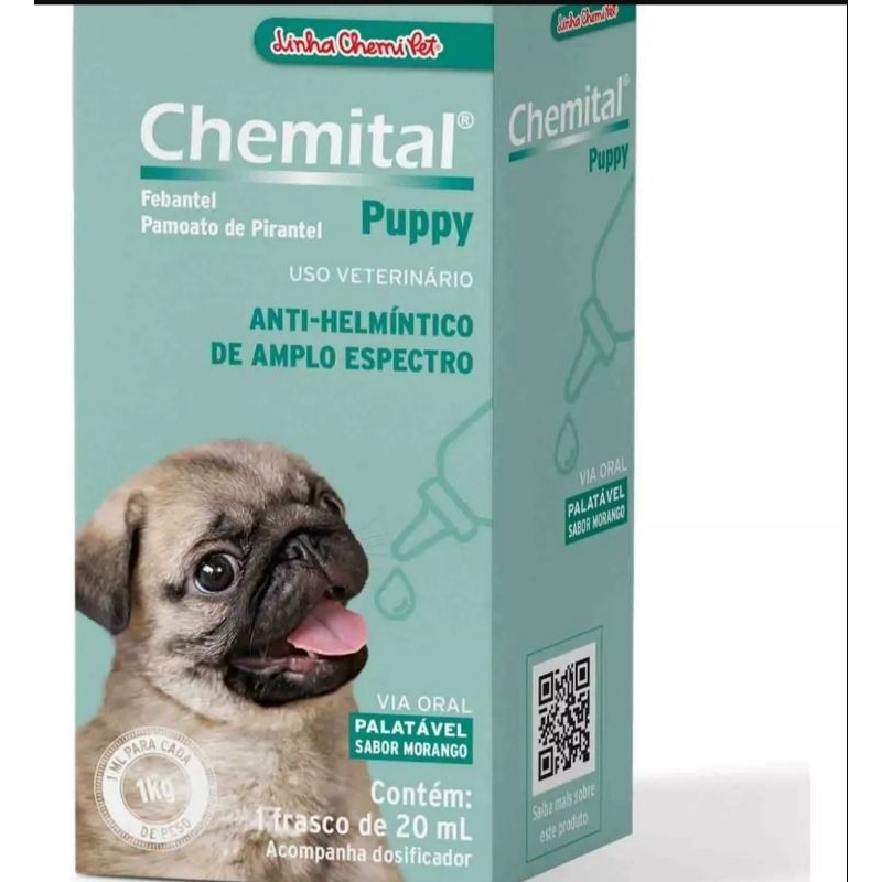 Chemital Puppy Para Cachorro Frasco Com 20 Ml | Shopee Brasil