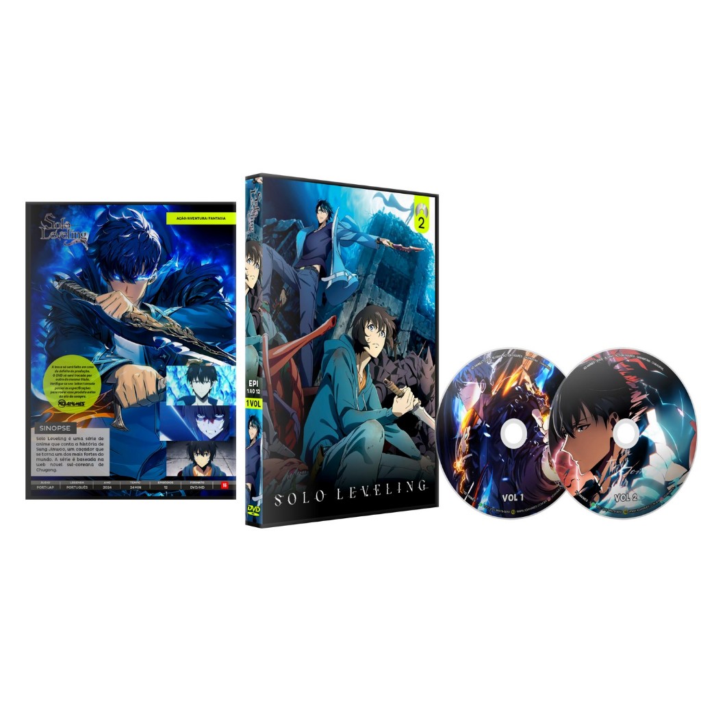 Dvd Solo Leveling 1a Temporada Completa Dual Áudio Hd | Shopee Brasil