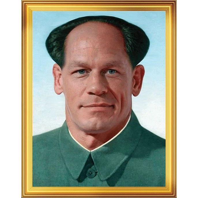 Placa Decorativa John Cena Mao Tse Tung Meme John Xina MDF | Shopee Brasil
