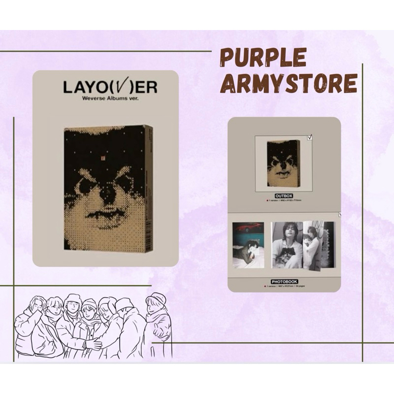 LAYOVER WEVERSE ÁLBUM estoque no Brasil | Shopee Brasil