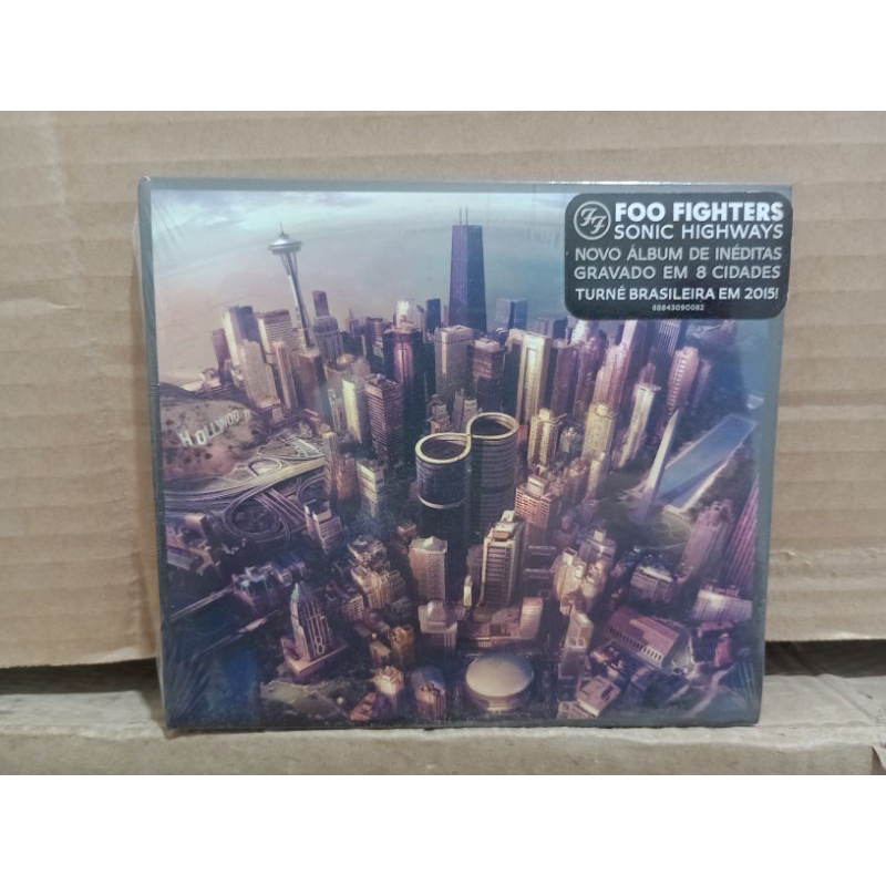 CD FOO FIGHTERS- SONIC HIGHWAYS (ORIGINAL/LACRADO) | Shopee Brasil