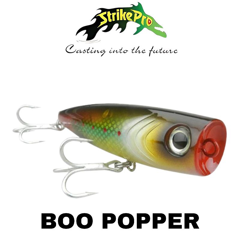 Isca Artificial Boo Popper 90 9cm 20,5g Strike Pro® | Shopee Brasil