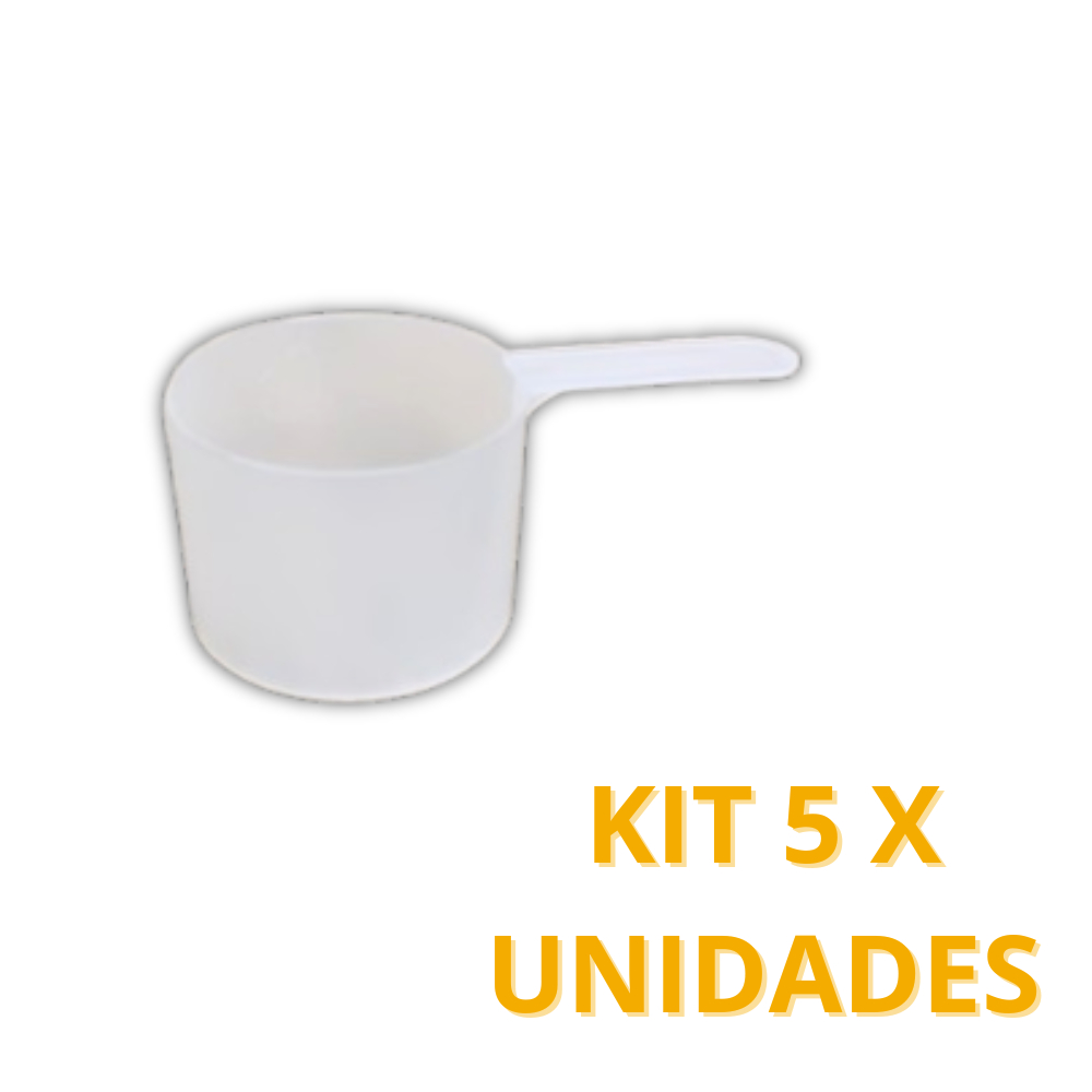 Medidor Dosador 50ml/50g 5 UNID- Colher Medidora Scoop: Ideal Para ...