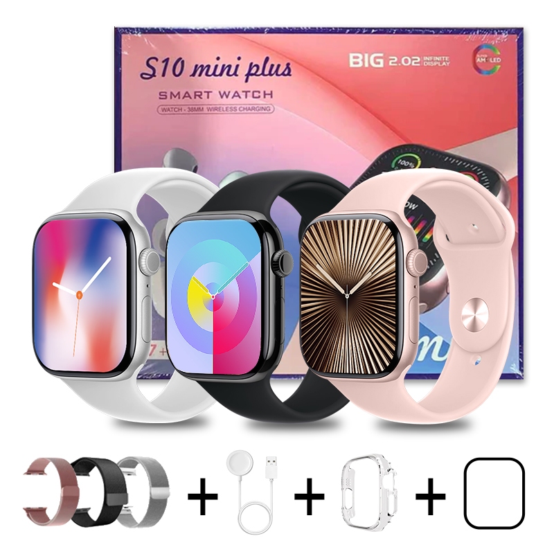 SMARTWATCH S10 MINI PLUS multifuncional à prova d'água Bluetooth ...